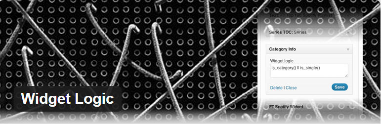 مدیریت ابزارک ها با Widget Logic - همیاروردپرس